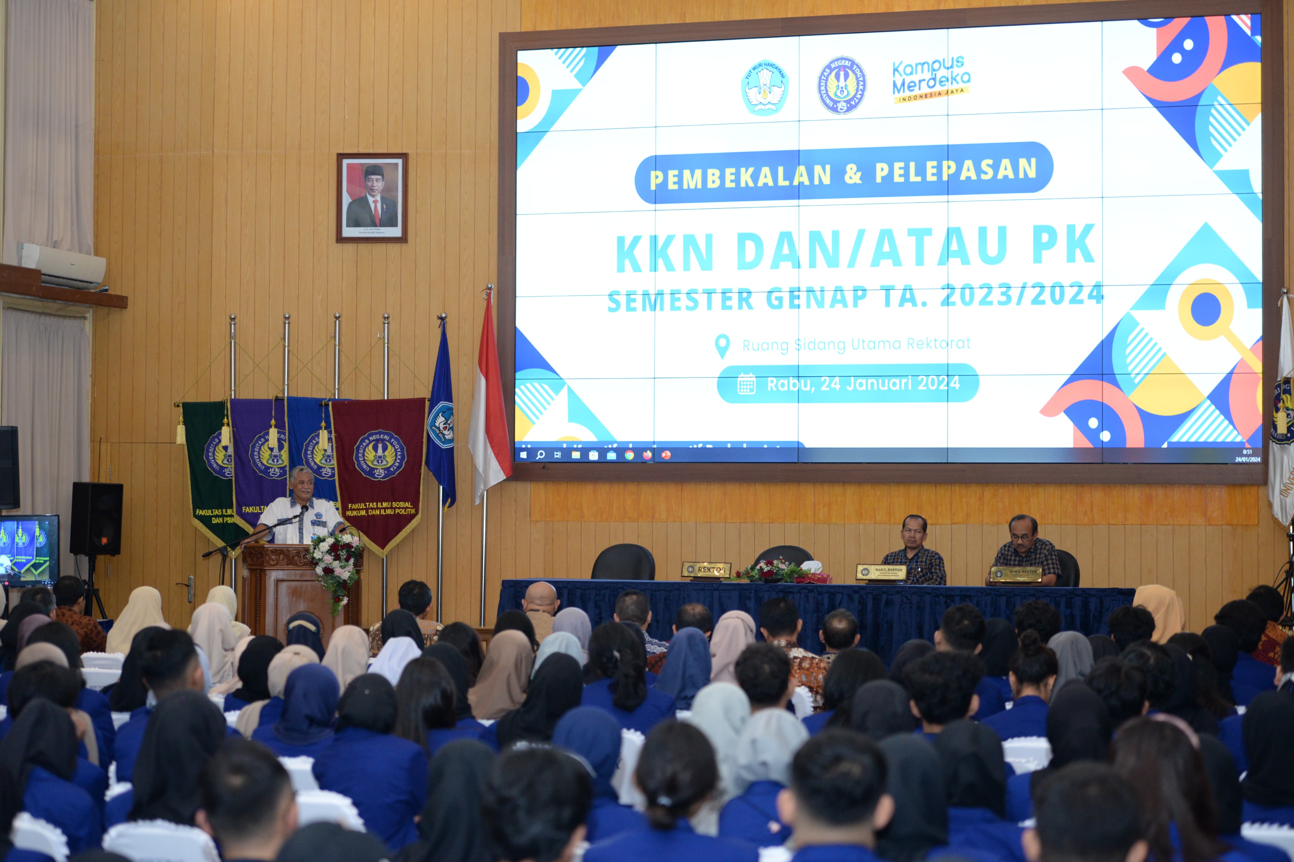 Pembekalan Dan Pelepasan Mahasiswa KKN-PK UNY | Universitas Negeri Yogyakarta